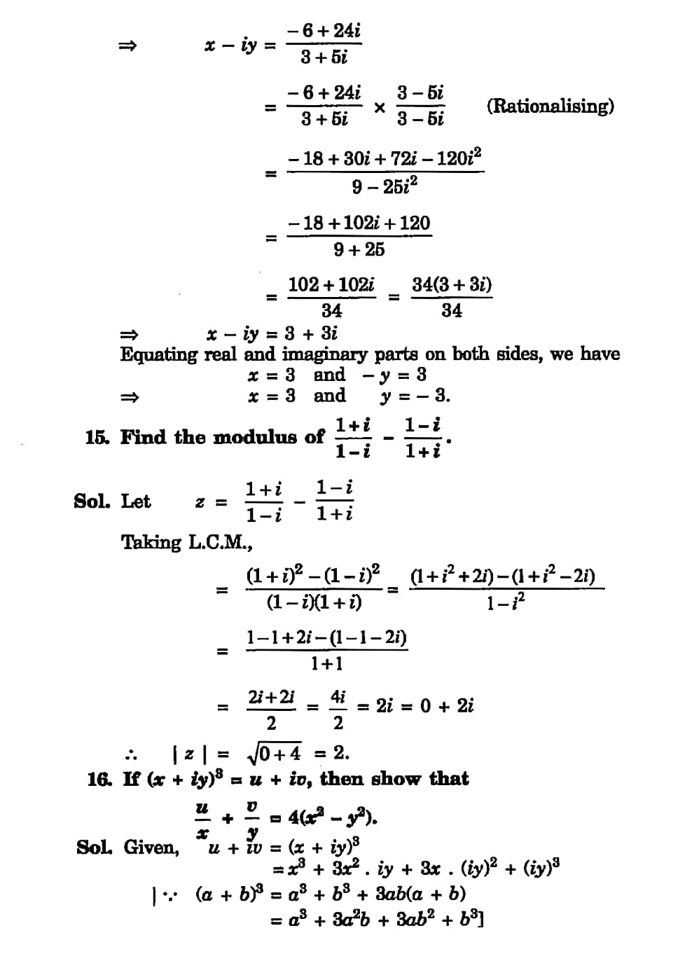 Complex numbers class 11 math - Studypur