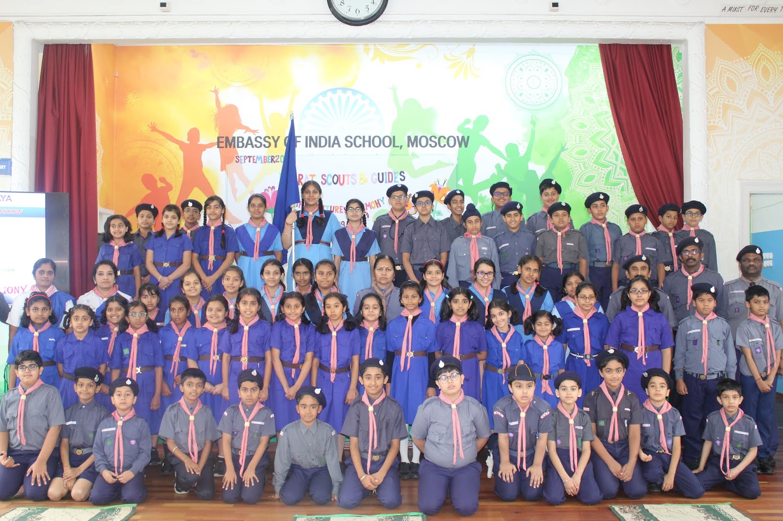 BHARAT SCOUTS AND GUIDES KV MOSCOW GROUP: Investiture Ceremony 2019