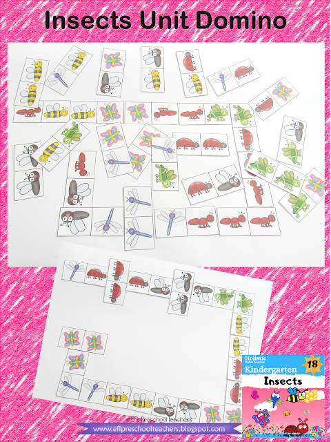 ESL/EFL Preschool Teachers: Insects Unit Games for Teaching ...