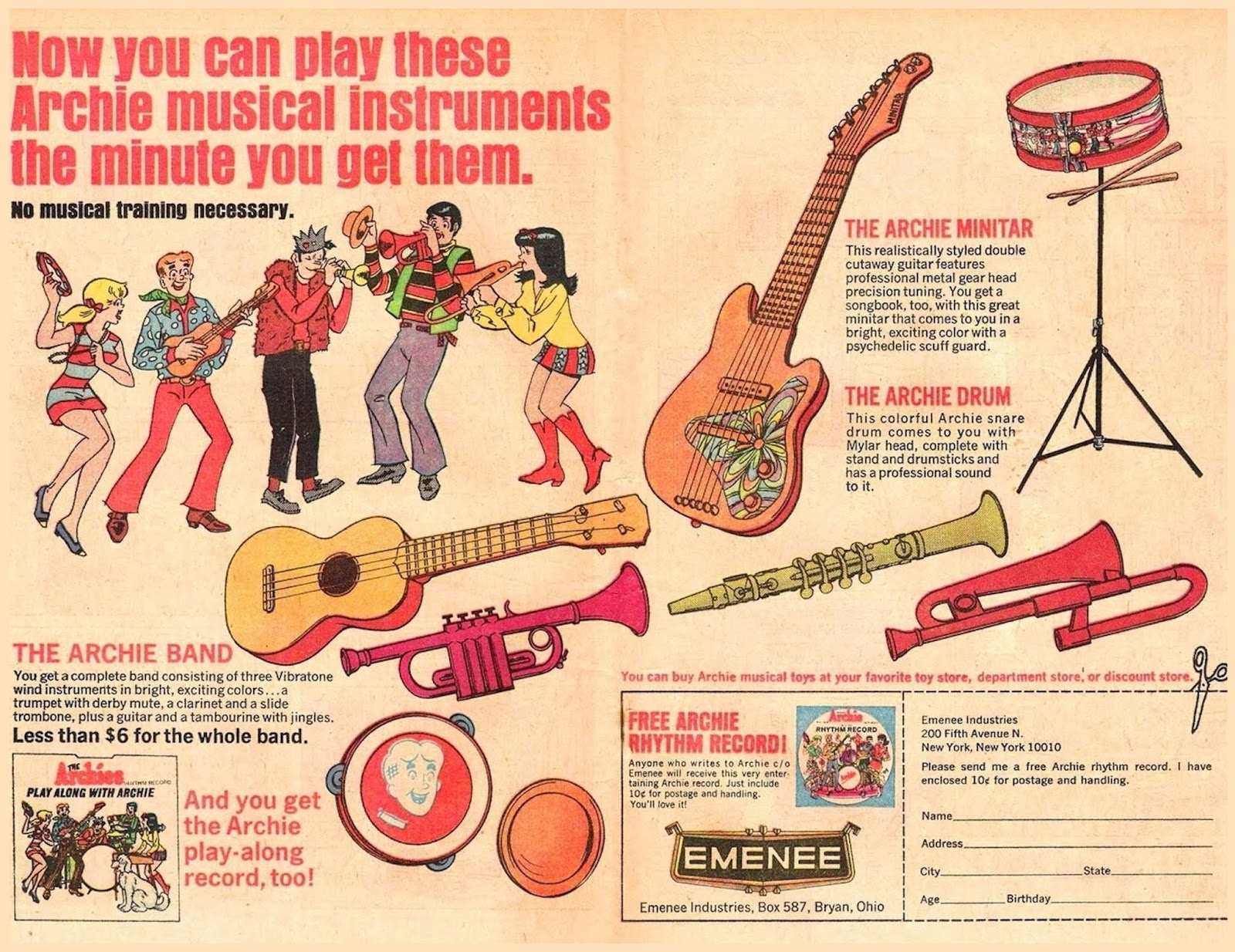 Forestdweller: Archie Musical Instruments