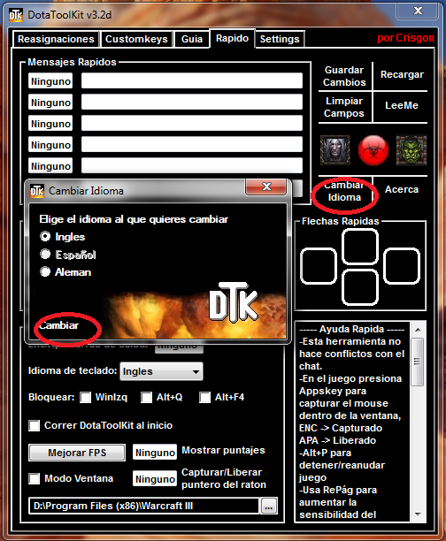 WWW.WOWEXTREMO.COM: hot keys para dota, customkeys