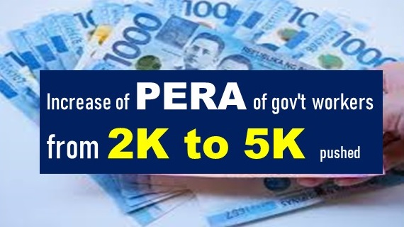 Increase of PERA of gov't workers from 2K to 5K pushed - Deped Tambayan