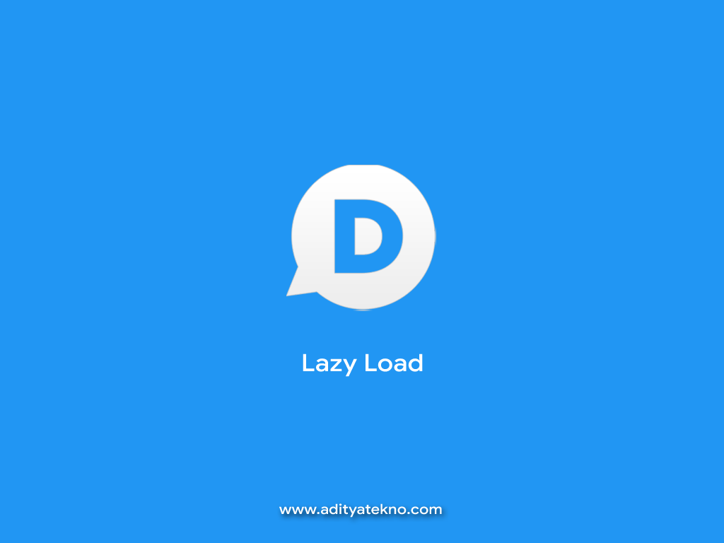 Cara Memasang Lazy Loading Disqus on Scroll Di Blogger - AdityaTekno
