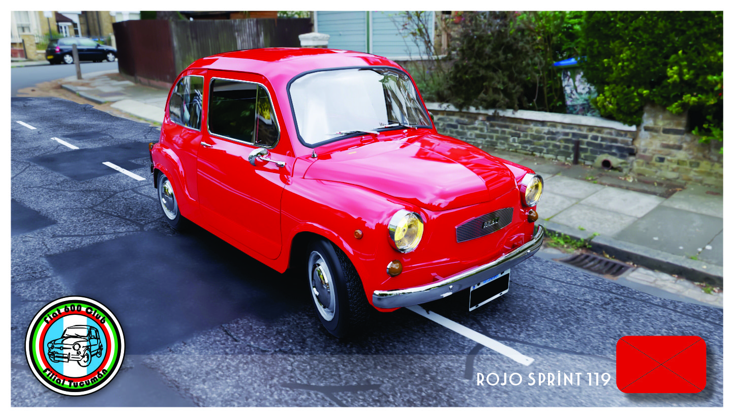 Fiat 600 Club - Pasión por el Fitito - Colores Originales Fiat - Originales