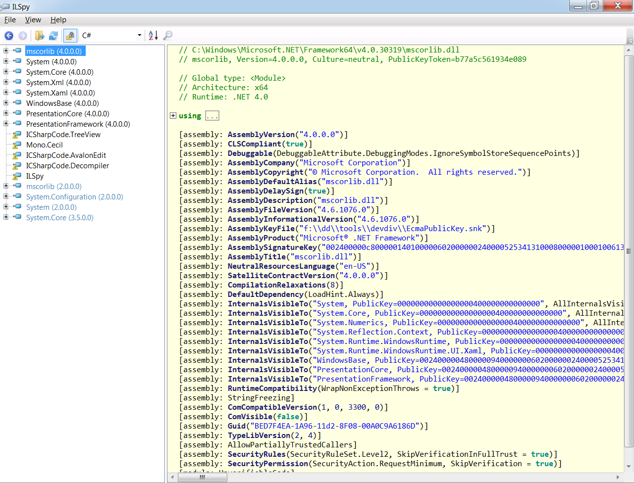 Free Net Assembly Browser And Decompiler