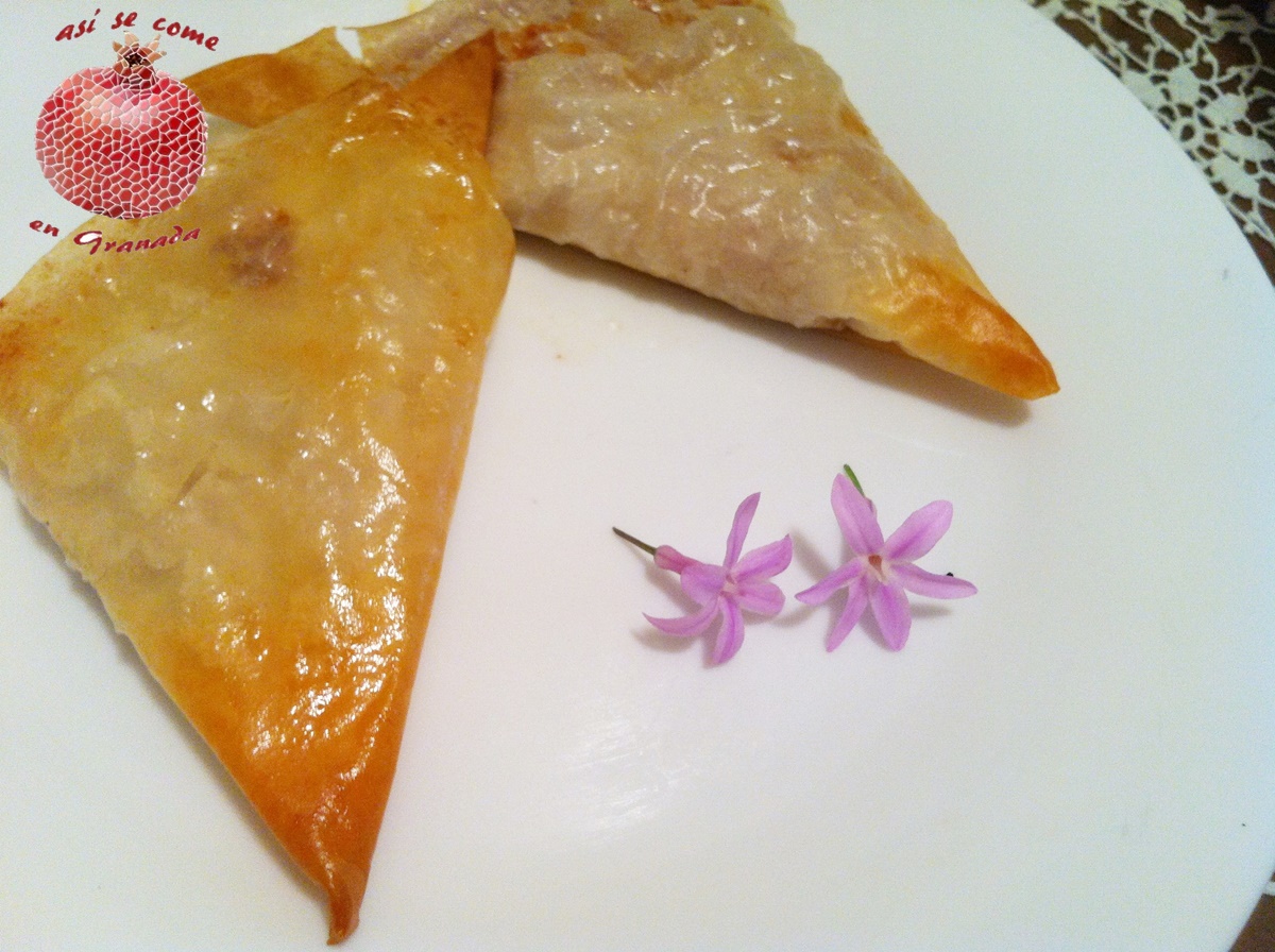 Así se come en Granada.: Láminas de pasta brick o filo