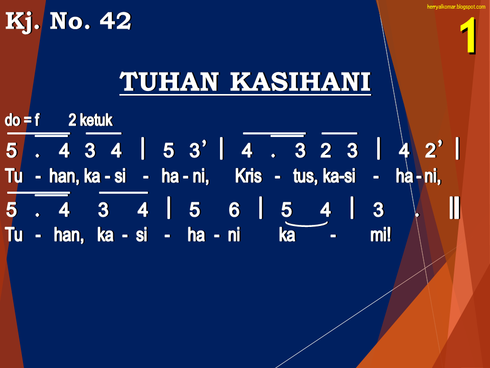 TouRoeroekan: Kidung Jemaat No. 42