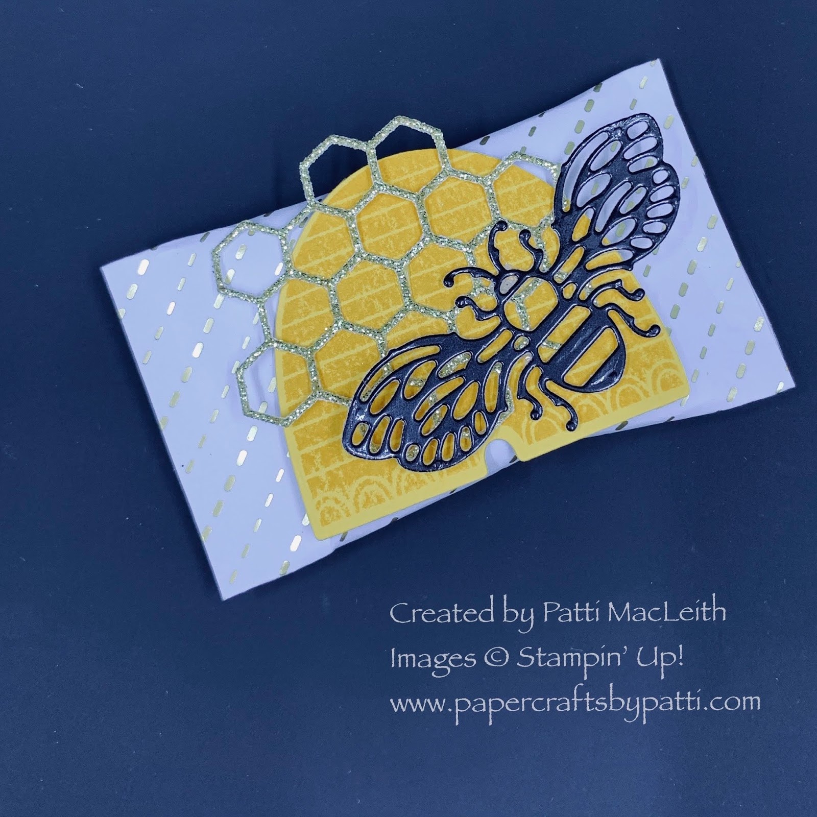 Papercrafts by Patti: Detailed Honey Bee Favor