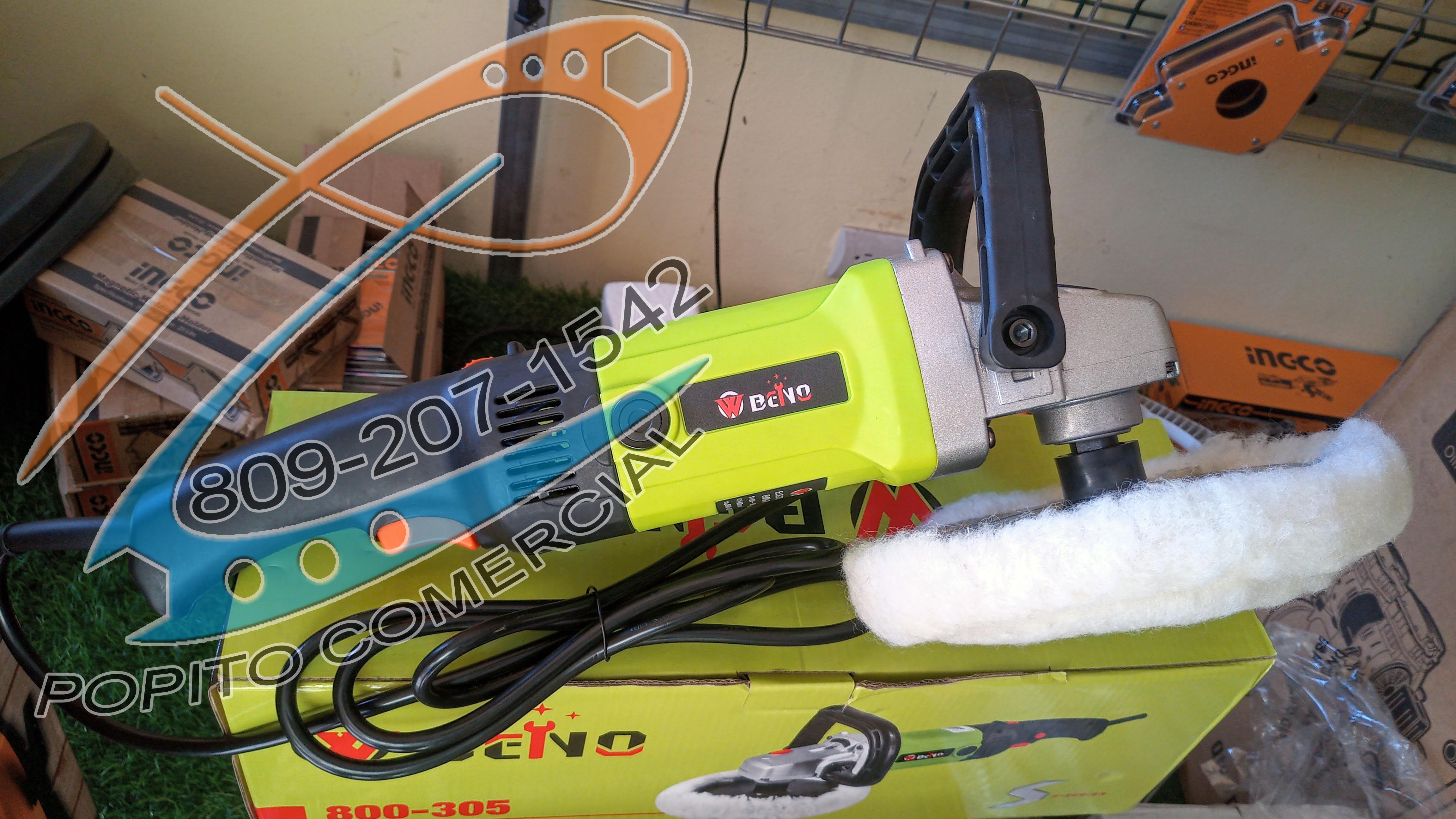 Brilladora - Pulidora de lustre, BENO 800-305, 13amp, 180mm