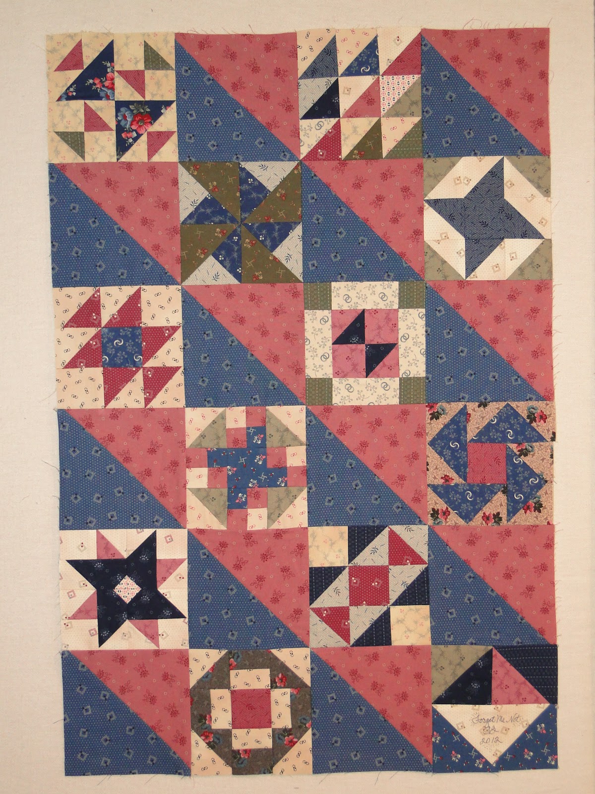 Heartspun Quilts ~ Pam Buda: Forget Me Not Sewalong ~ Part Fourteen
