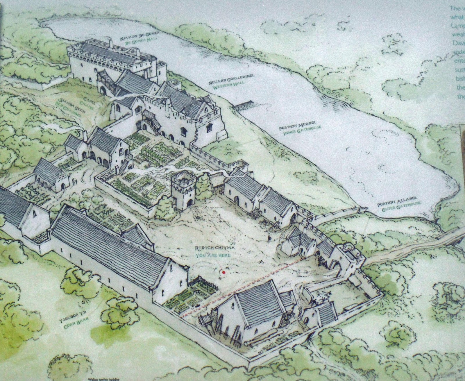 For me, the most interesting residents of Lamphey Palace were the early ...