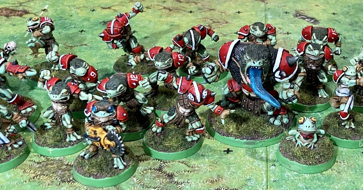 Wargaming with Barks: Blood Bowl Slann: Staff and Stars