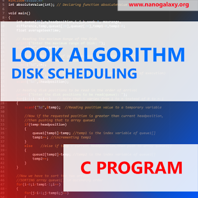 C Program to Simulate LOOK Disk Scheduling Algorithm | Logic Explained ...