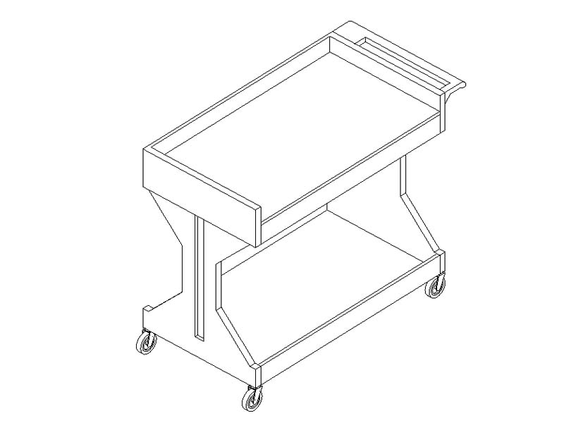 BIM HEALTHCARE REVIT FAMILIES : Utility Carts