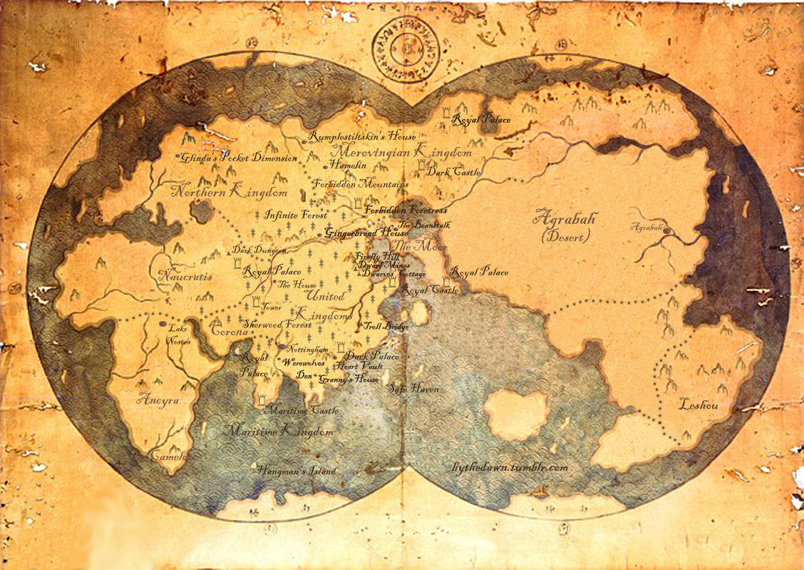 Enchanted Forest Map - ByTheDawn - Once Upon a Time (TV) [Archive of ...