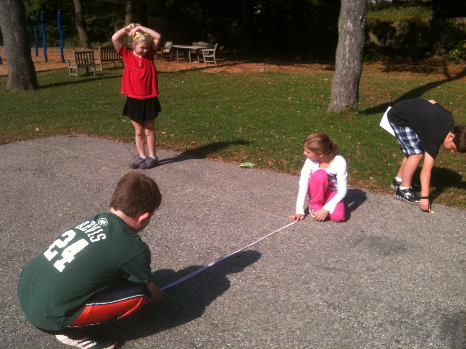 Ms. Newkirk's 3rd Grade: Measuring Long Jumps