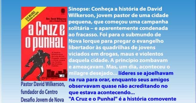 A CRUZ E O PUNHAL- FILME COMPLETO – DUBLADO - CINE GOSPEL TOTAL - MINISTÉRIO EM DEFESA DA FÉ ...