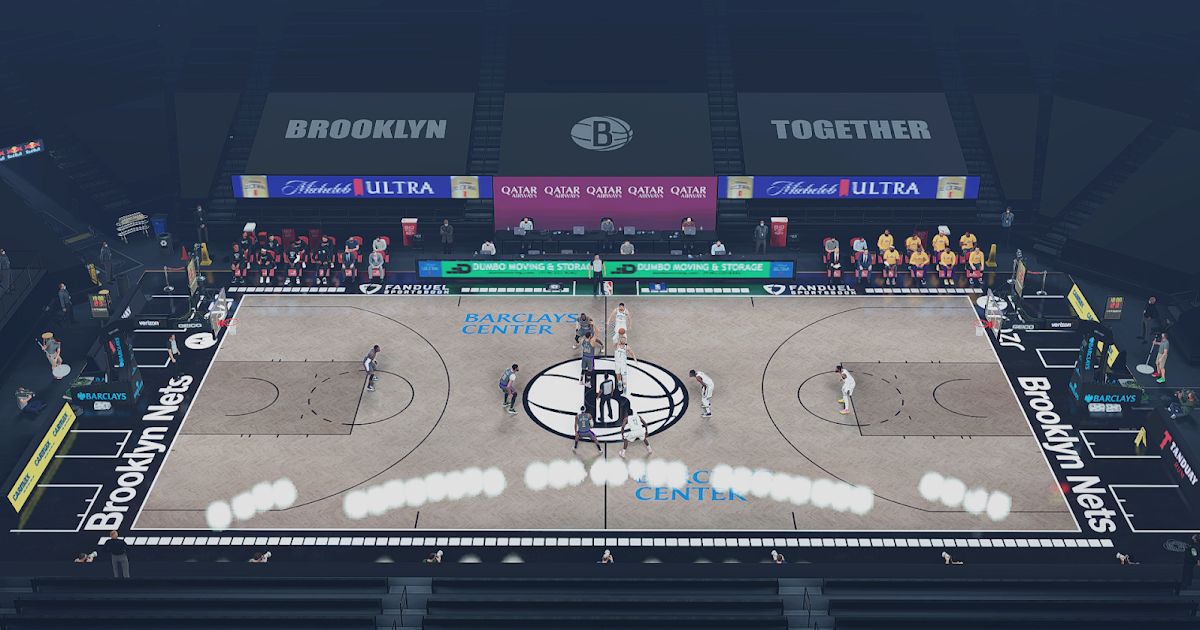 NBA 2K21 "No Crowd" Stadium/Arena Brooklyn Nets Barclays Center ...