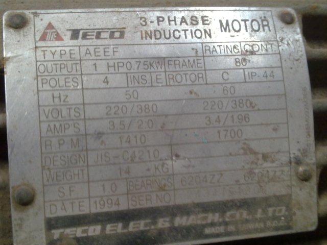 How To Read Motor Nameplate