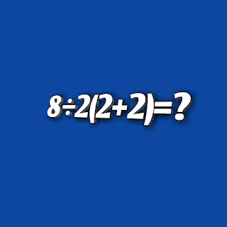 What is 8÷2(2+2)=? answer