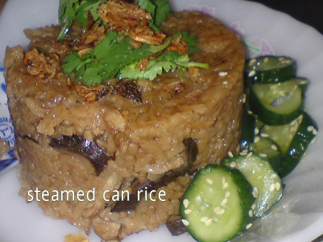 Cooking Pleasure: Steamed Can Savoury Rice