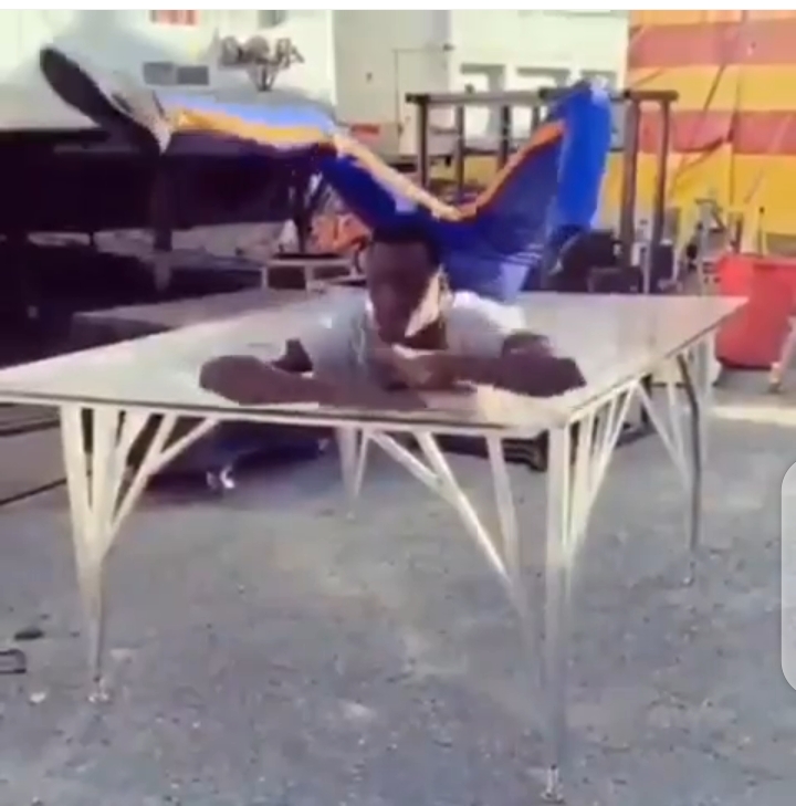 Some have tagged him the 'rubber' man, others are asking if he is ...