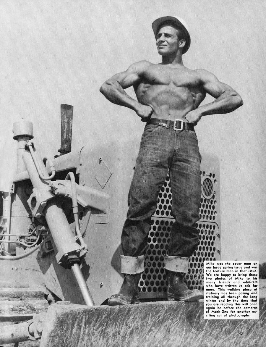 MALE MODELS FROM THE PAST: MIKE MANGIONE (Mark-One Model)