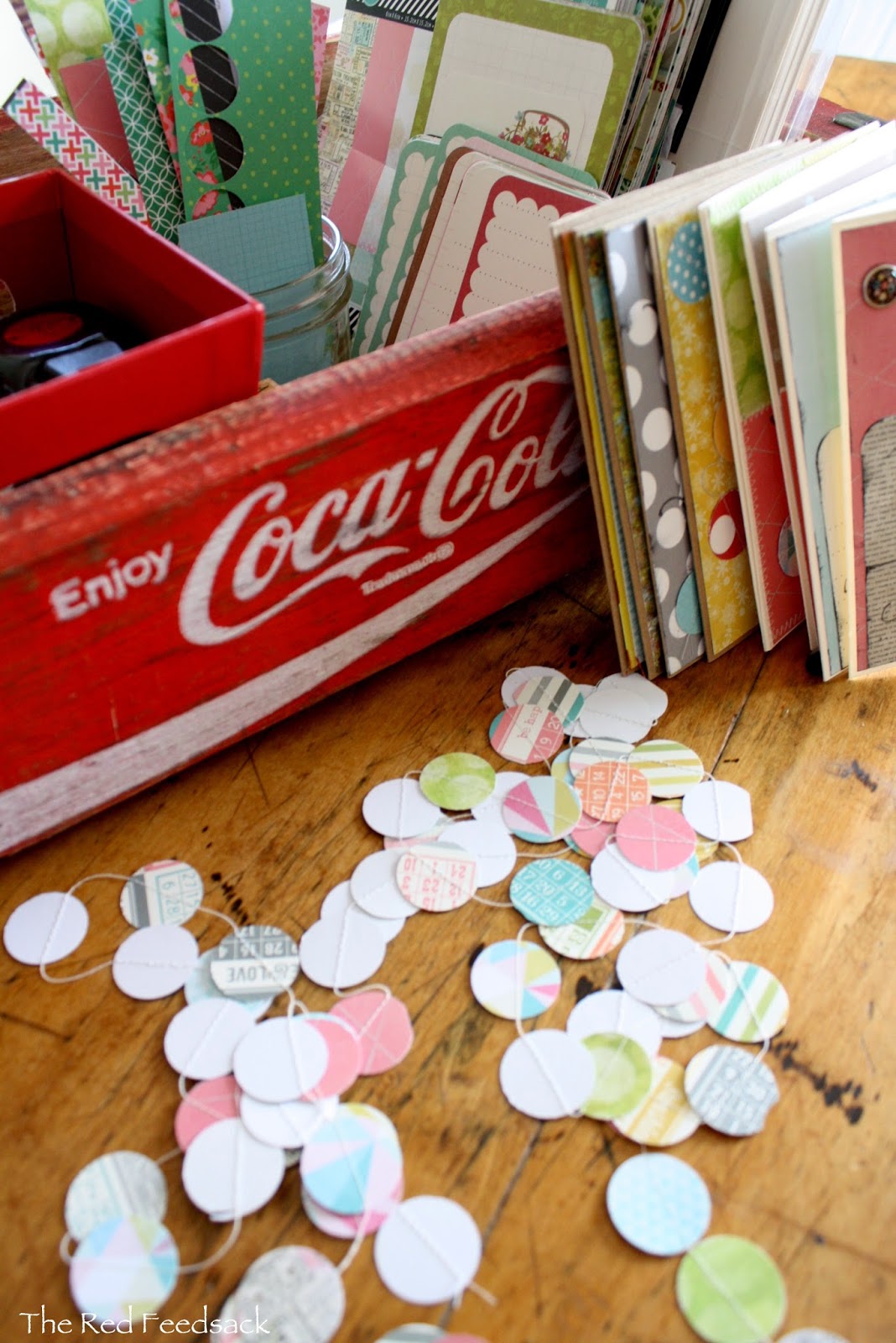 The Red Feedsack: Home-Made Cards {Tutorial}