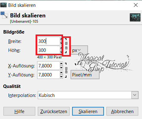 Magical Gimp-Tutorial: Gimp Tutorial "Twisted"