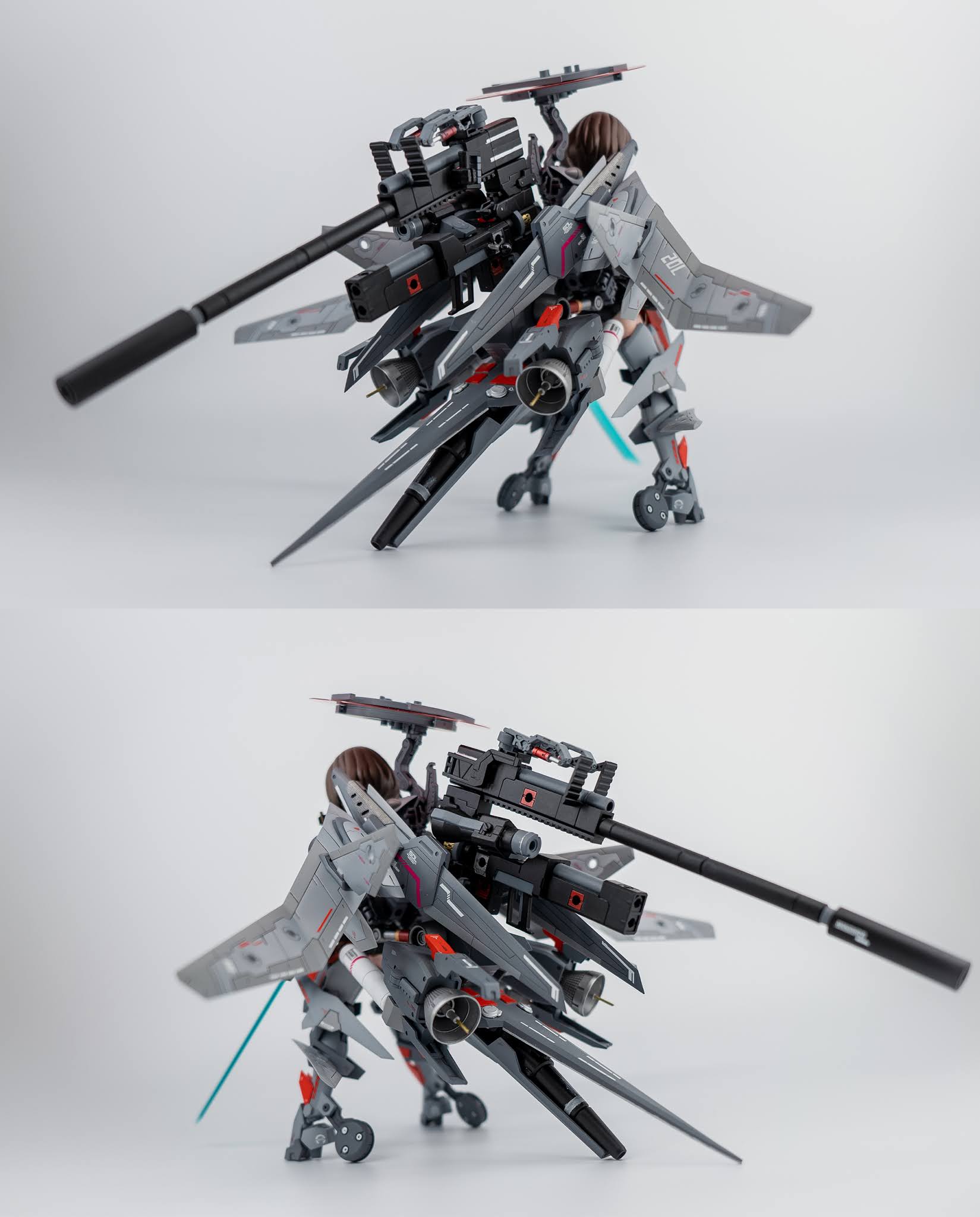 [ Custom ] - Megami Device Sol Raptor - by もかもなか ~ Mecha Girl