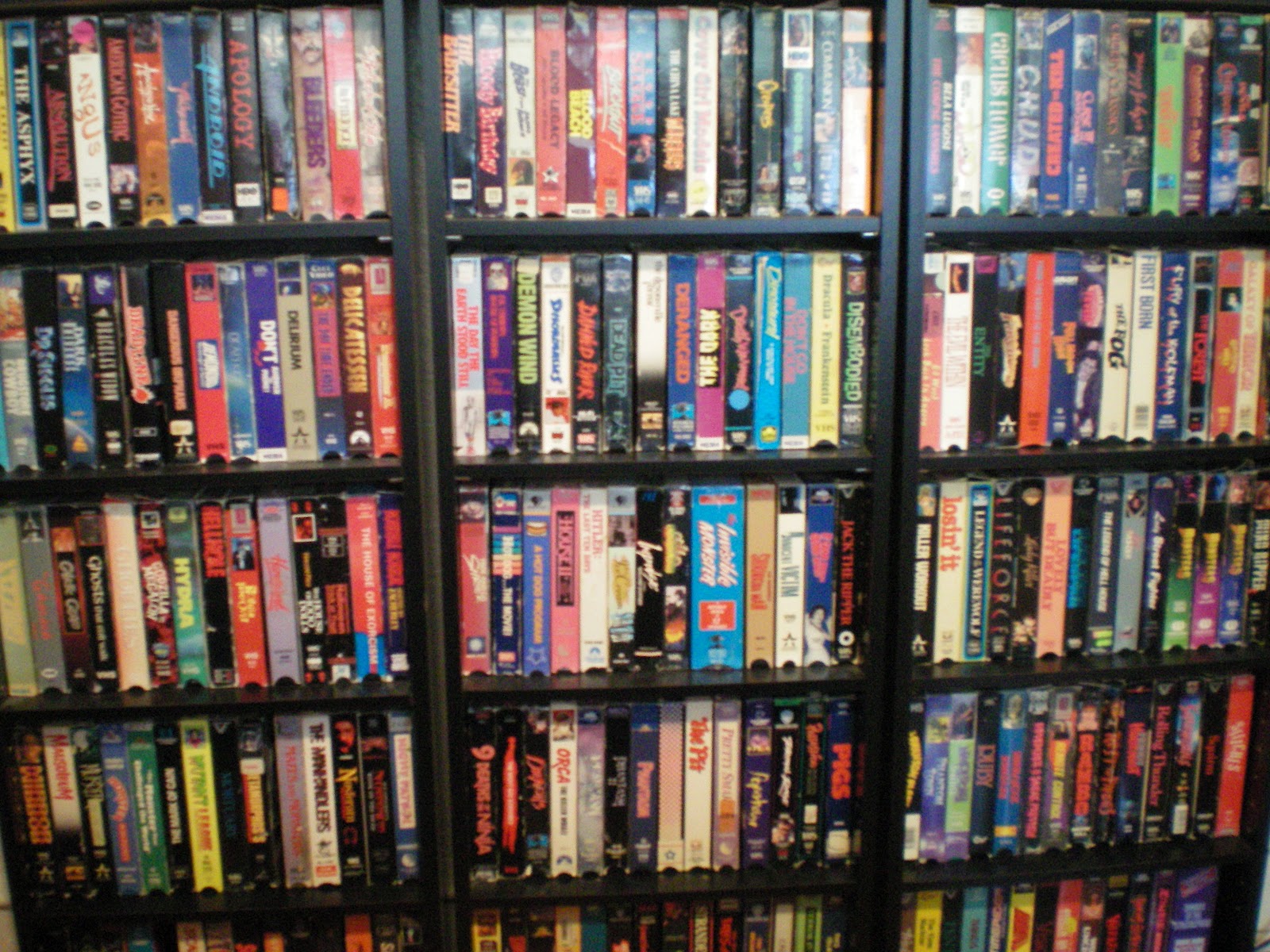 Gorehound Mikes Weird Cinema: VHS Retro Horror!! Blast from the past!