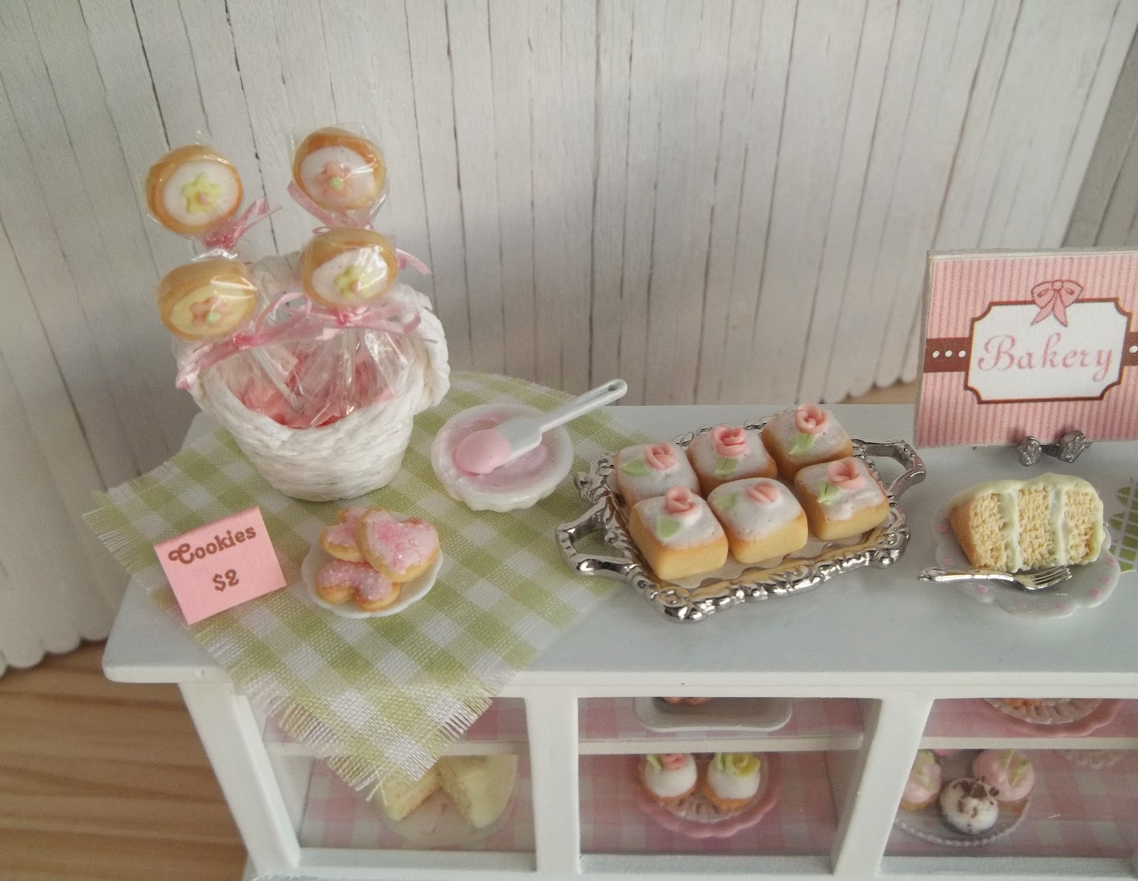 Little Things By Anna: Miniature Bakery Counter Filled With Sweets...