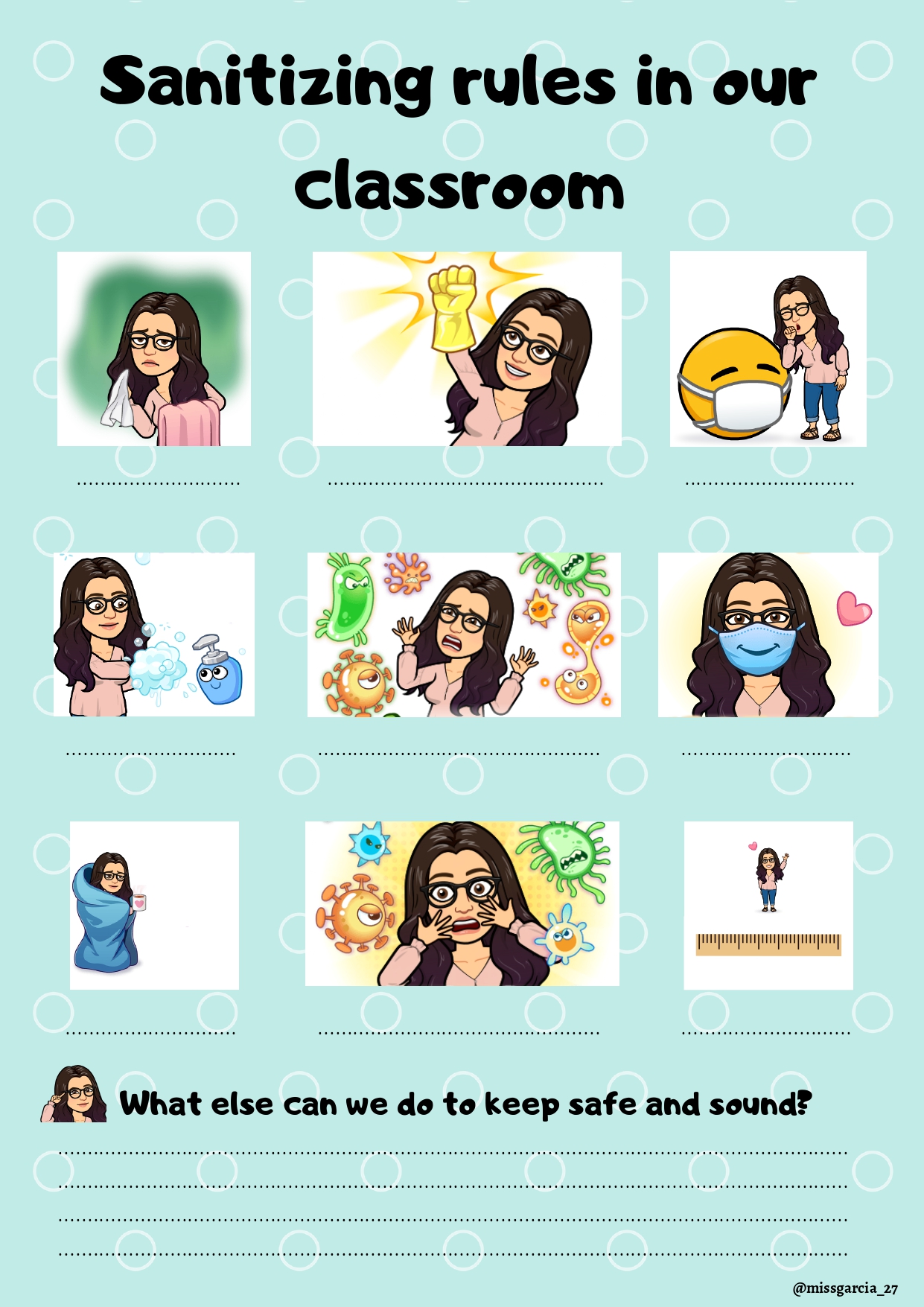 Susanasteaching: Sanitizing our classroom