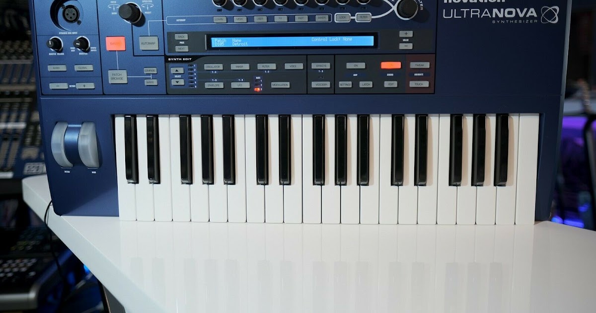 MATRIXSYNTH: Novation Ultranova Keyboard Synthesizer w/ Novatronix Soundset