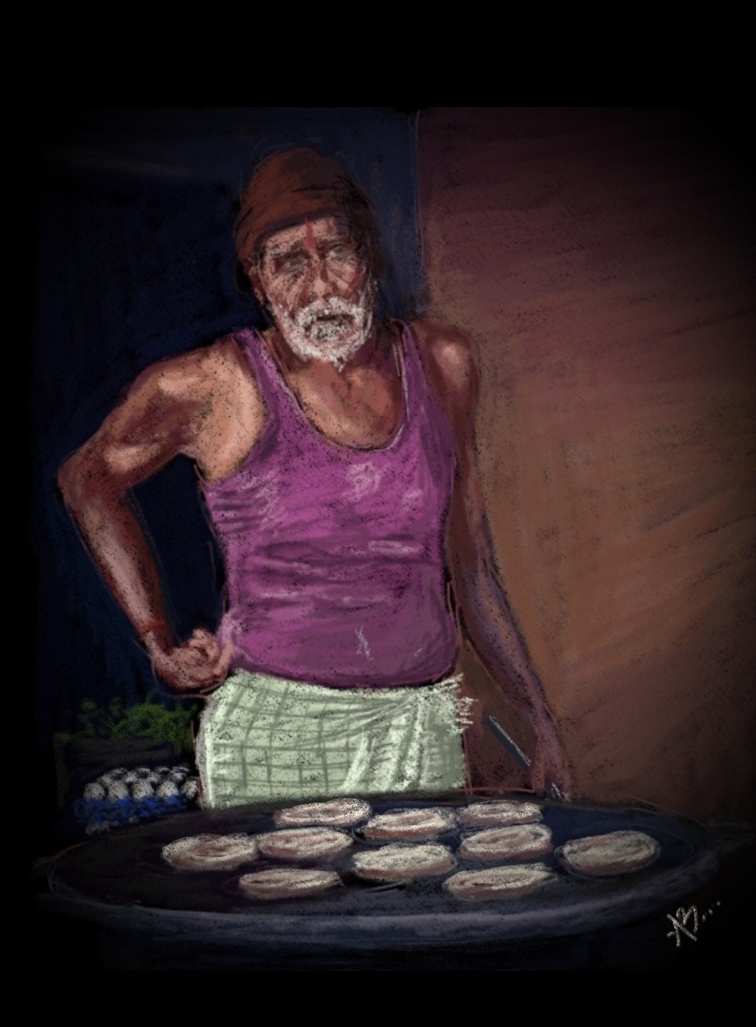 ashokism...: The Life series Art 05 - The Parotta master