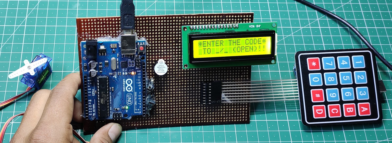 Door Lock Security System Using Arduino