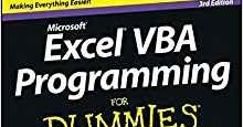 Excel VBA Programación para Dummies