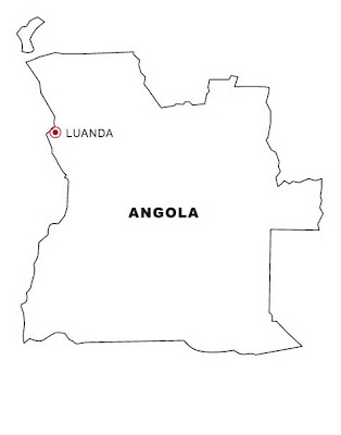 Angola Flag Coloring Page Coloring Pages
