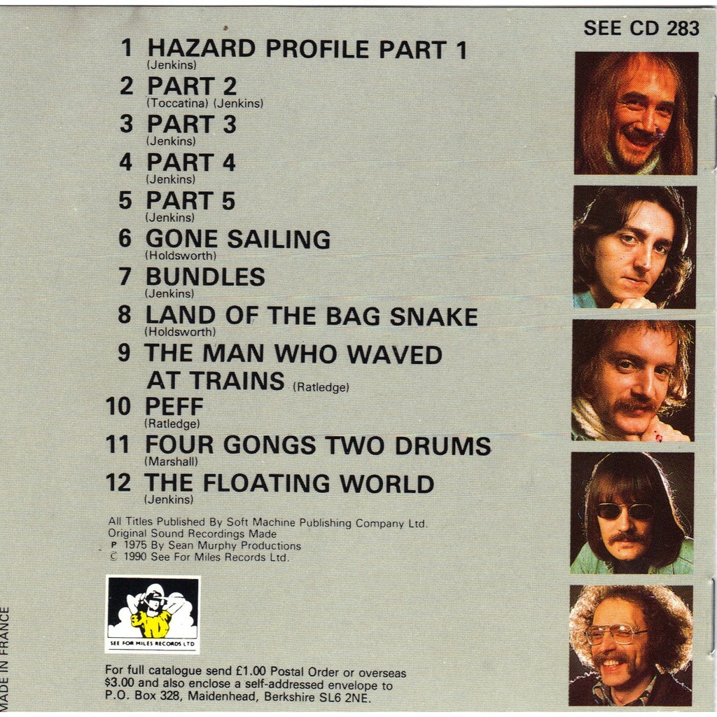 Classic Rock Covers Database: The Soft Machine - Bundles (1975)