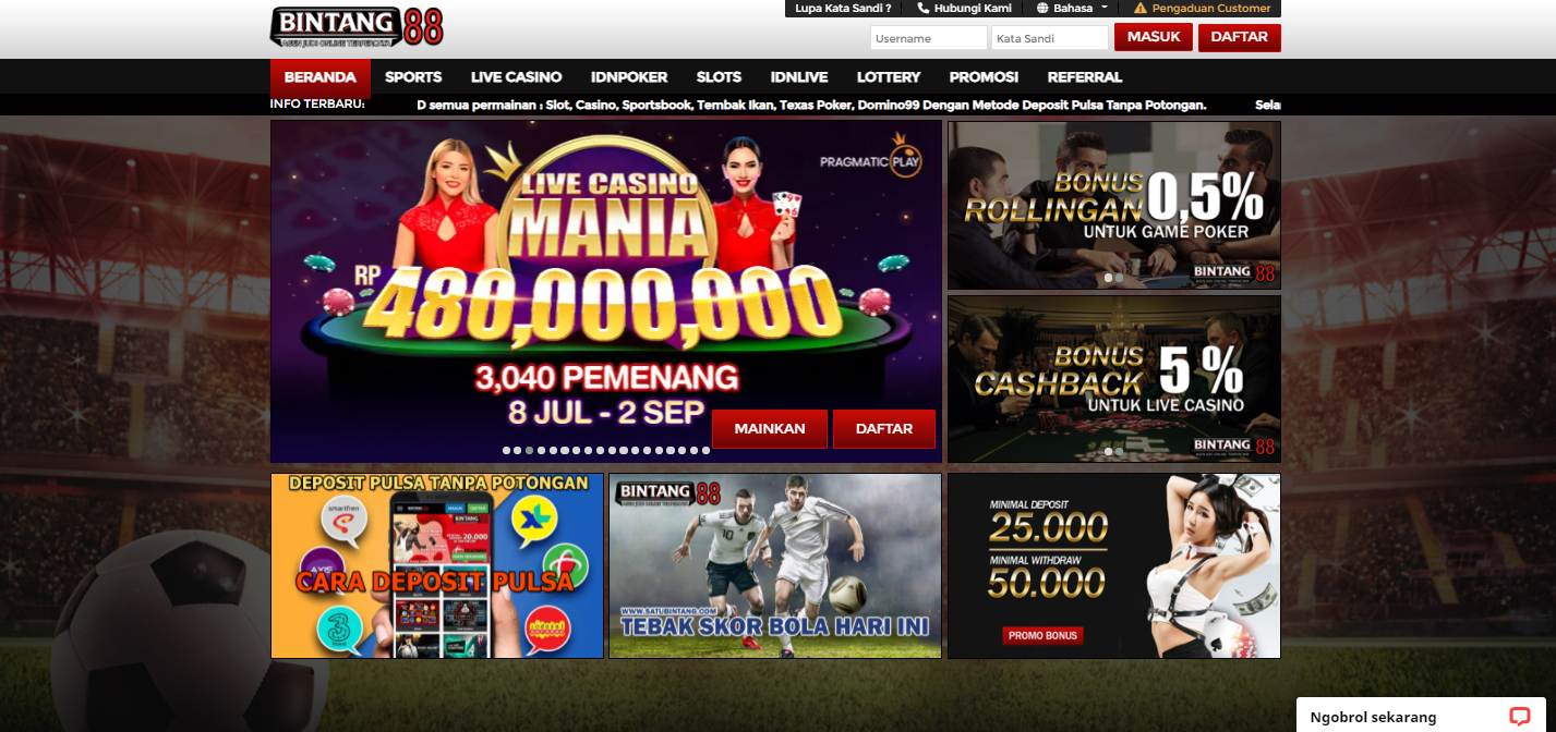 Bintang88 | Agen Bola Terpercaya