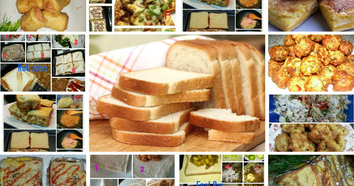 RESIPI GUNA ROTI PUTIH YANG VIRAL