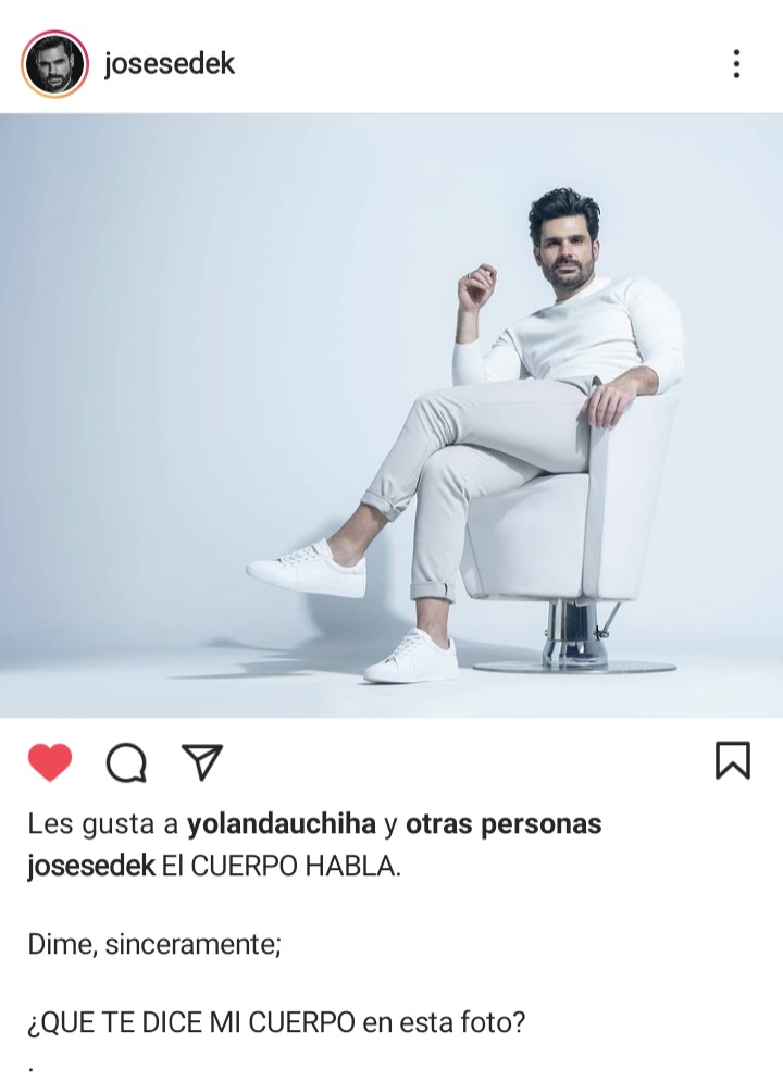 Mis queridos guapos: José Sedek como nunca lo habíamos visto
