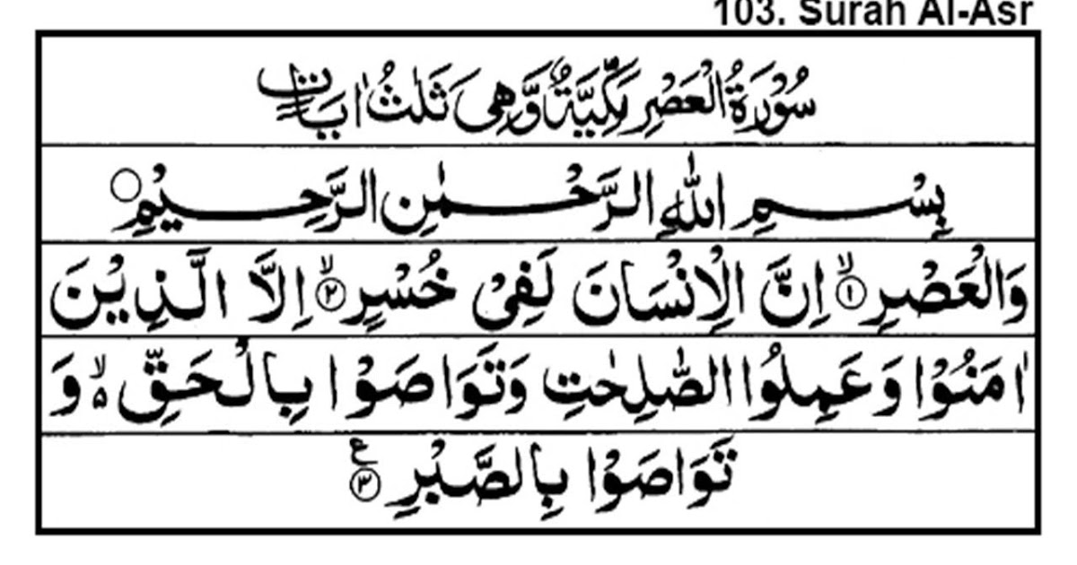 Rio Azzaro: Catatan Tafsir Al Quran Surah Al Asr