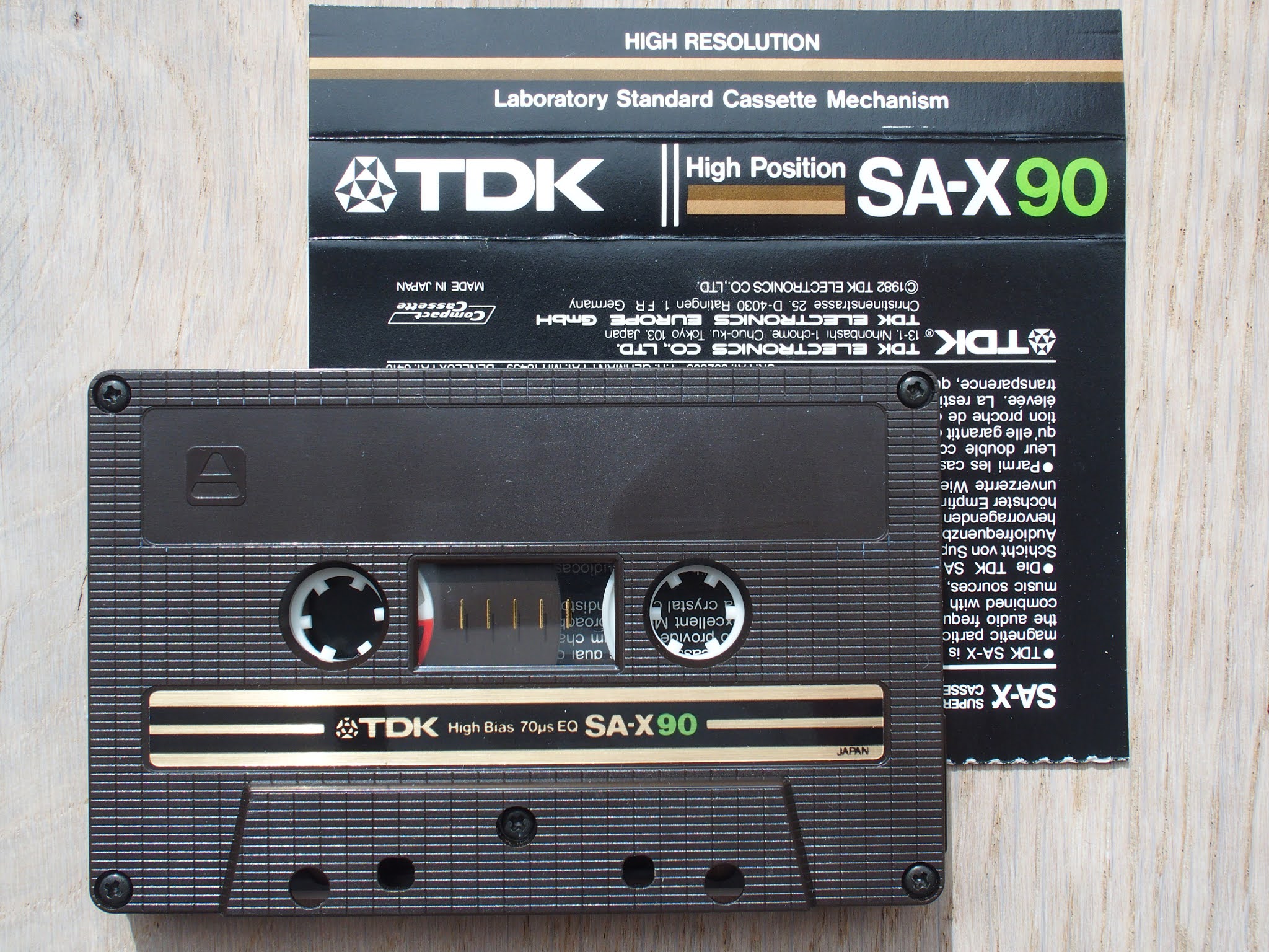 Audiochrome: Cassette tape measurements: TDK SA-X, SA-XS