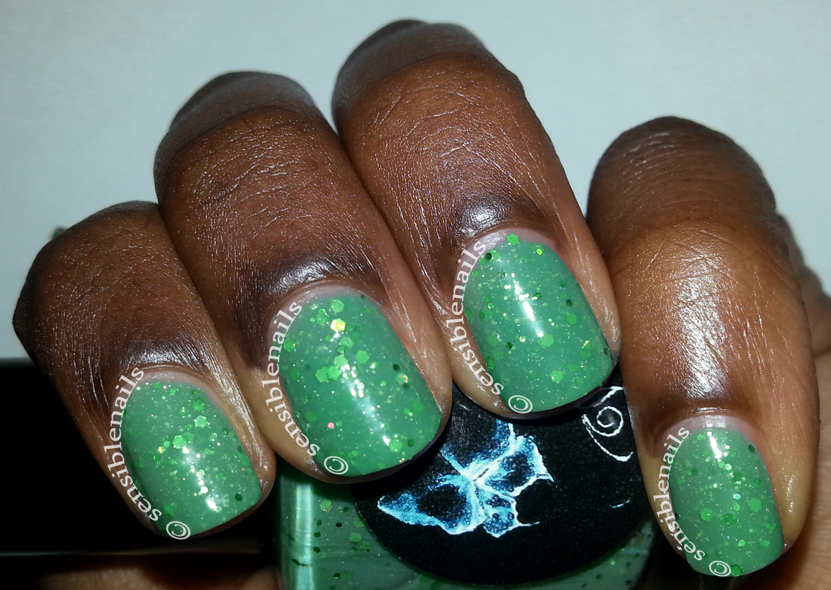 Sensible Nails: Indie Mondie: Seaweed Salad (Wing Dust)