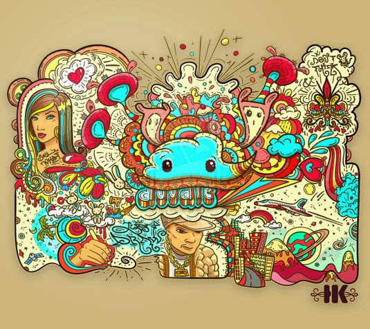 EverythingHere: 10 Model Gambar "Doodle Art"