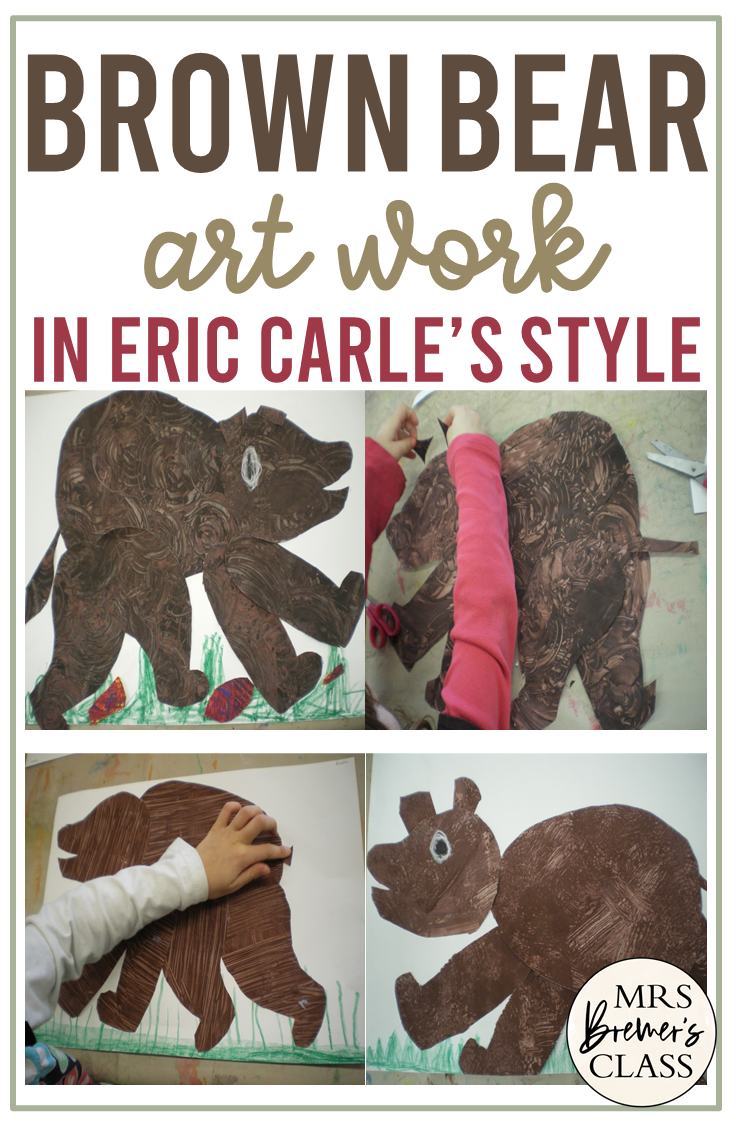 Brown Bear Art in Eric Carle Style | Mrs. Bremer's Class