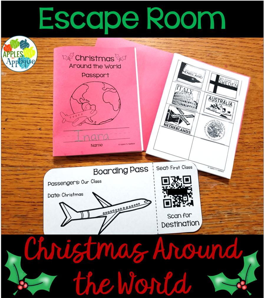 Apples to Applique: Christmas Around the World Escape Rooms