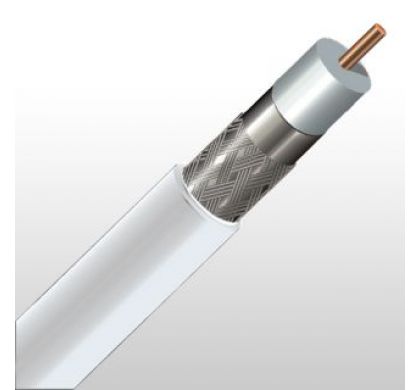 500ft RG6 Bare Copper Dual Shielded Coaxial Cable ~ WESTCables