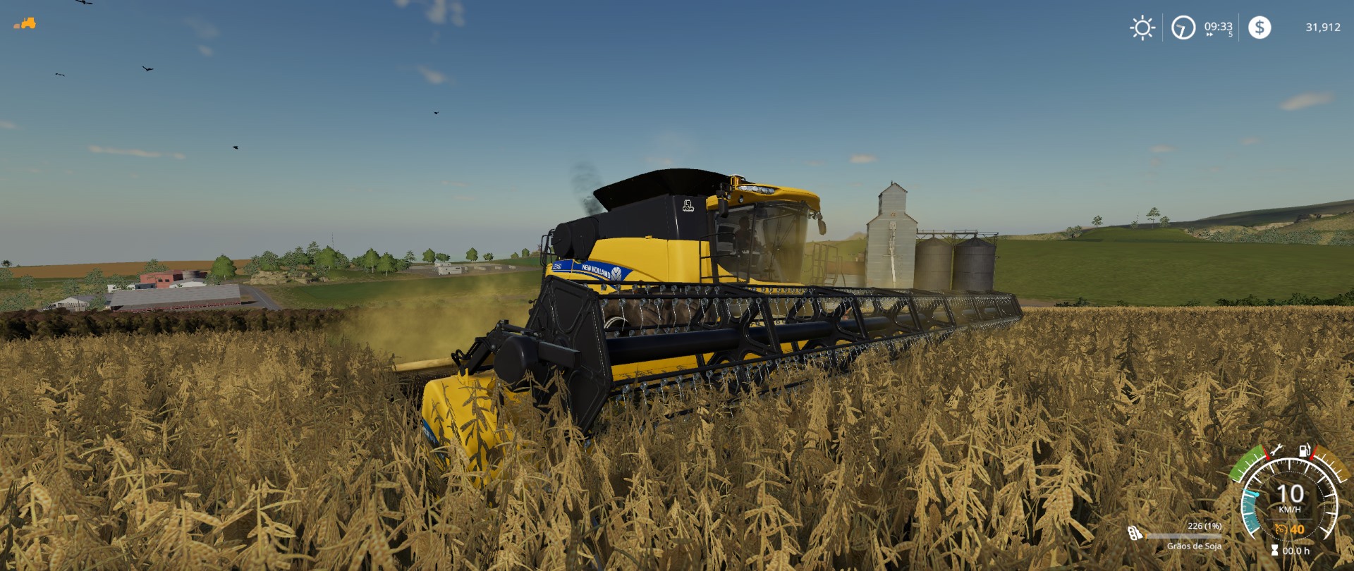 Farming Simulator Sul: New Holland CR 9080 LR Modding V1.0.0